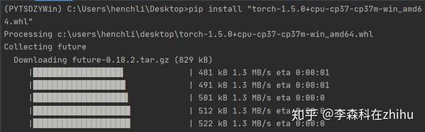 下载whl文件和使用pip安装PyTorch(Win10) - 知乎