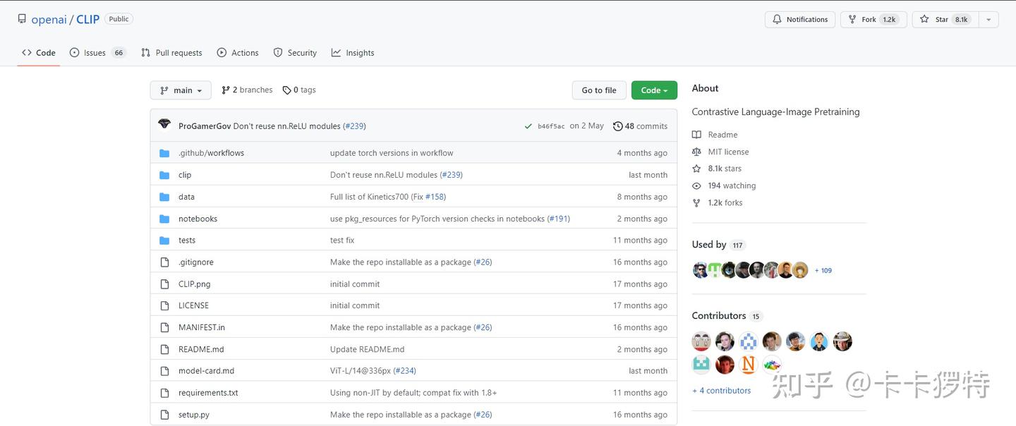 详解CLIP (二) | 简易使用CLIP-PyTorch预训练模型进行图像预测 - 知乎
