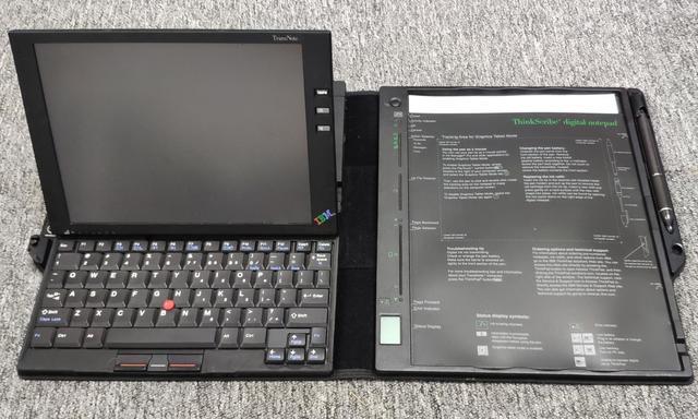 2001年ThinkPad TransNote：笔记本+手写输入+两段翻转屏幕 - 知乎