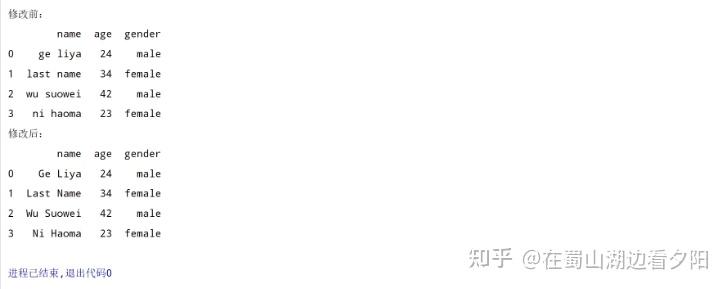 Python之Pandas的常用技能【修改数据】 - 知乎