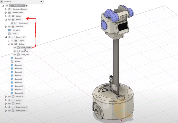 复杂的机器人模型 Fusion360 转 URDF - 知乎