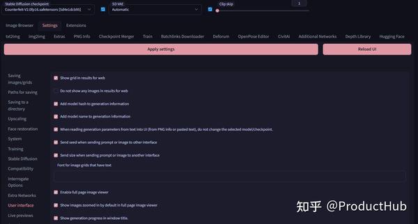 Stable Diffusion界面操作指南 - 知乎