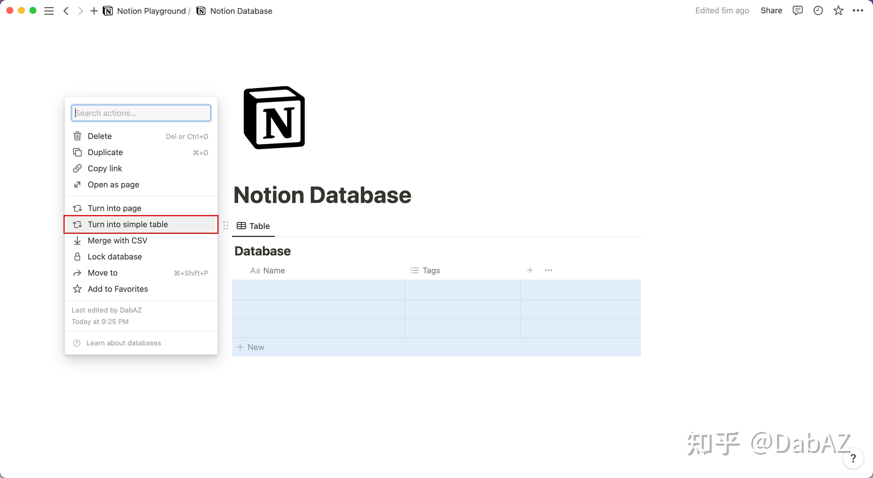 Notion Database（数据库）简明教程（第一部分） - 知乎