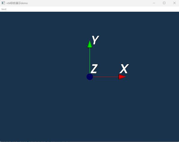 VTK实战笔记（2）将vtk嵌入到QWidget内并绘制显示3d坐标轴 - 知乎