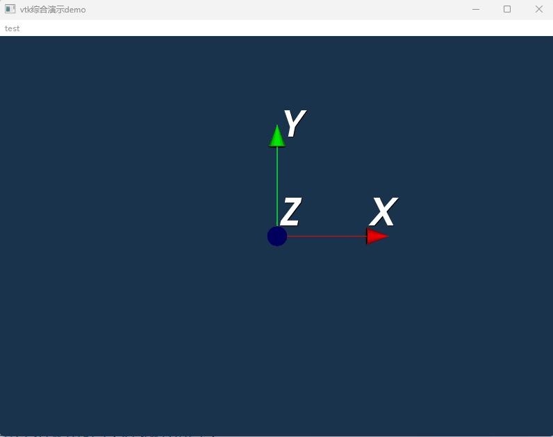 VTK实战笔记（2）将vtk嵌入到QWidget内并绘制显示3d坐标轴 - 知乎