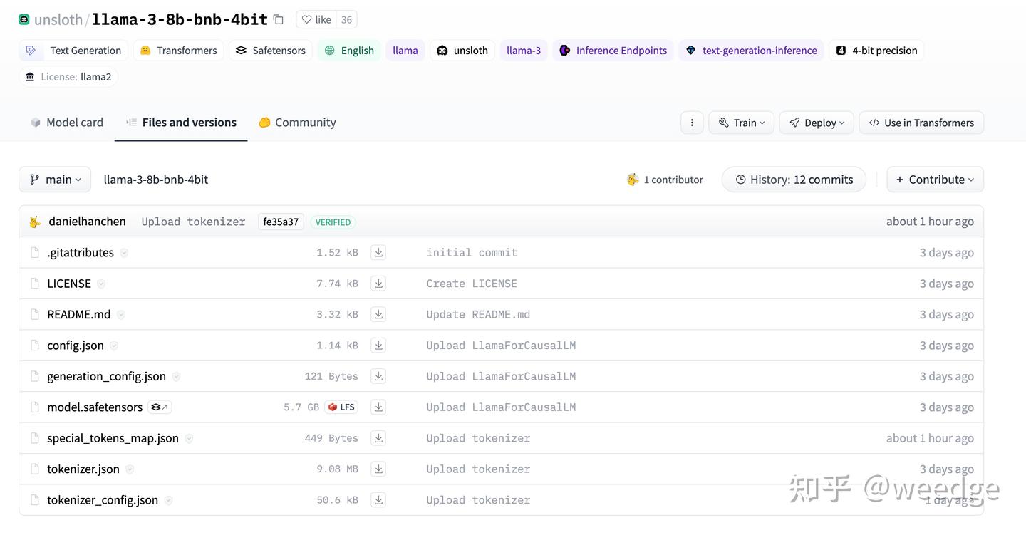 微调量化llama3-8b模型 - 知乎