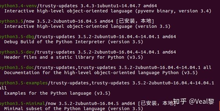ubuntu16.04.5安装python3——查看本机python3 - 知乎