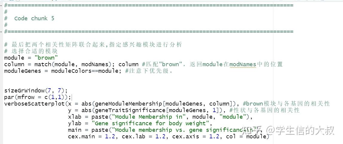 WGCNA函数之verboseScatterplot出图重绘 - 知乎