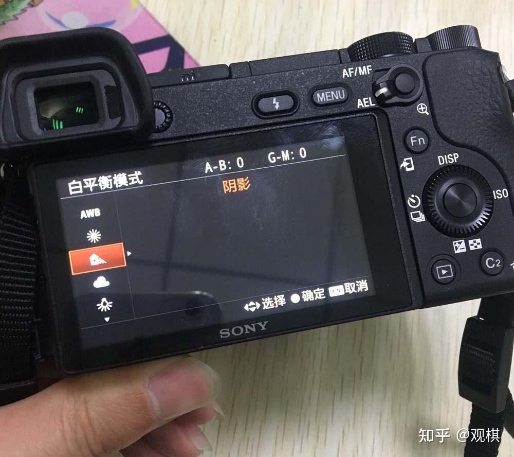 索尼6300相机白平衡怎么设置? - 知乎