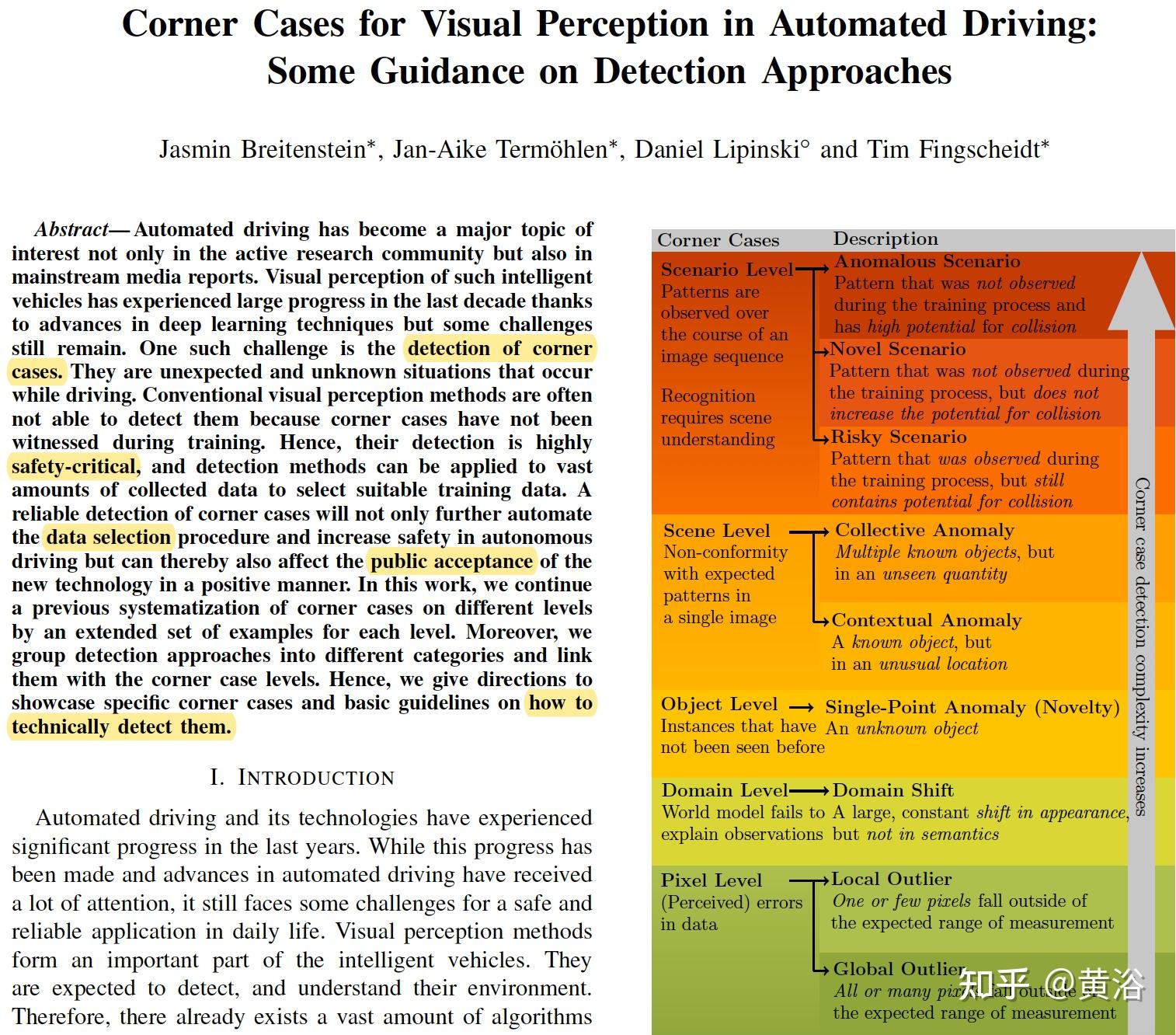 如何在自动驾驶的视觉感知中检测corner cases？ - 知乎