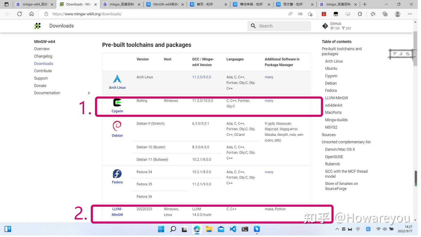 windows下安装gcc12（mingw-w64） - 知乎