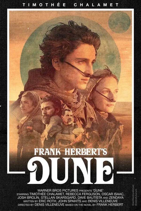 《沙丘》精彩之处何止甜茶？电影海报设计才处处震撼你！ - 知乎