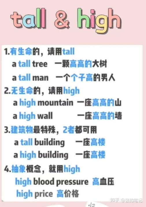 high和tall的区别 - 知乎