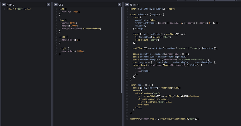 「React」如何在React中优雅的实现动画 - 知乎