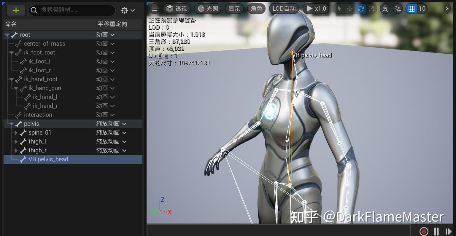 UE4 UE5 骨骼动画 高级运动系统 手部IK 虚拟骨骼 - 知乎