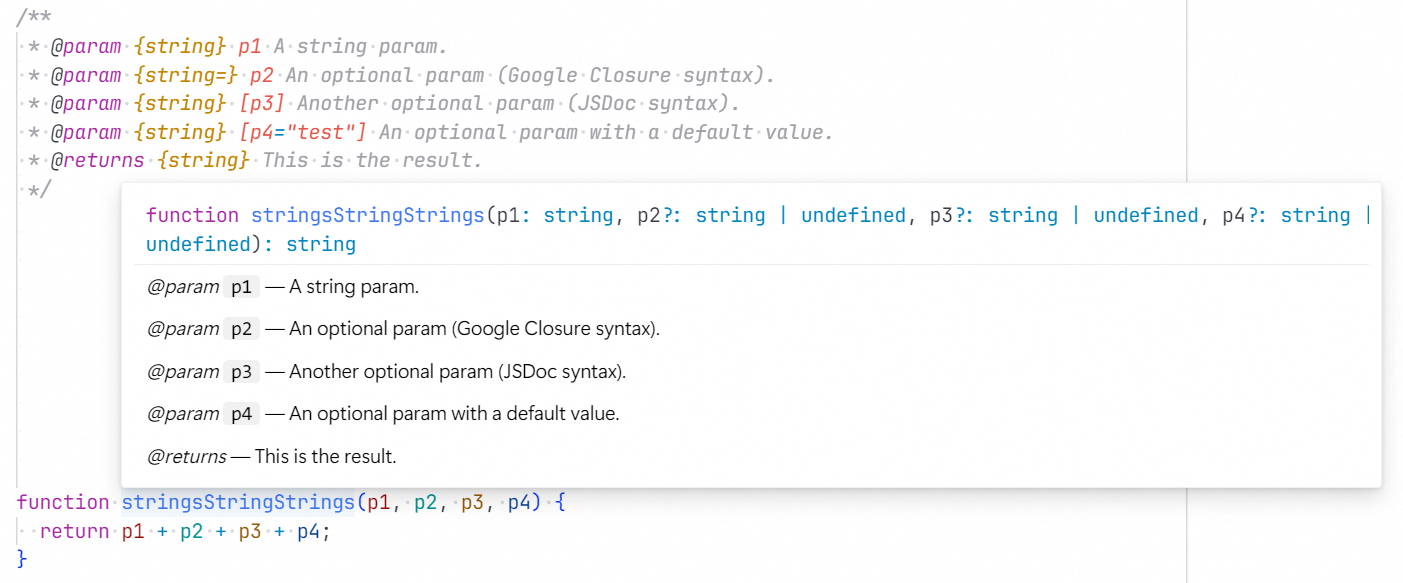 TypeScript JSDoc 应用及其局限性 - 知乎