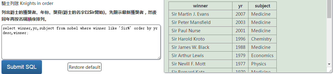 SQL ZOO 难点答案及解析 - 知乎