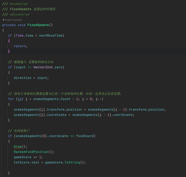 100个Unity完整小游戏（3）-贪吃蛇 - 知乎