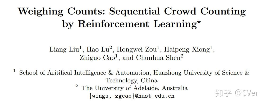 ECCV 2020 | LibraNet：通过强化学习对人群进行序列化计数 - 知乎