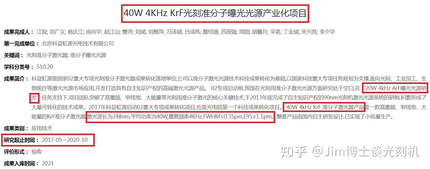 谈谈“我的中国芯”的那些事儿（3）：中国DUV光源如何进阶40W? - 知乎