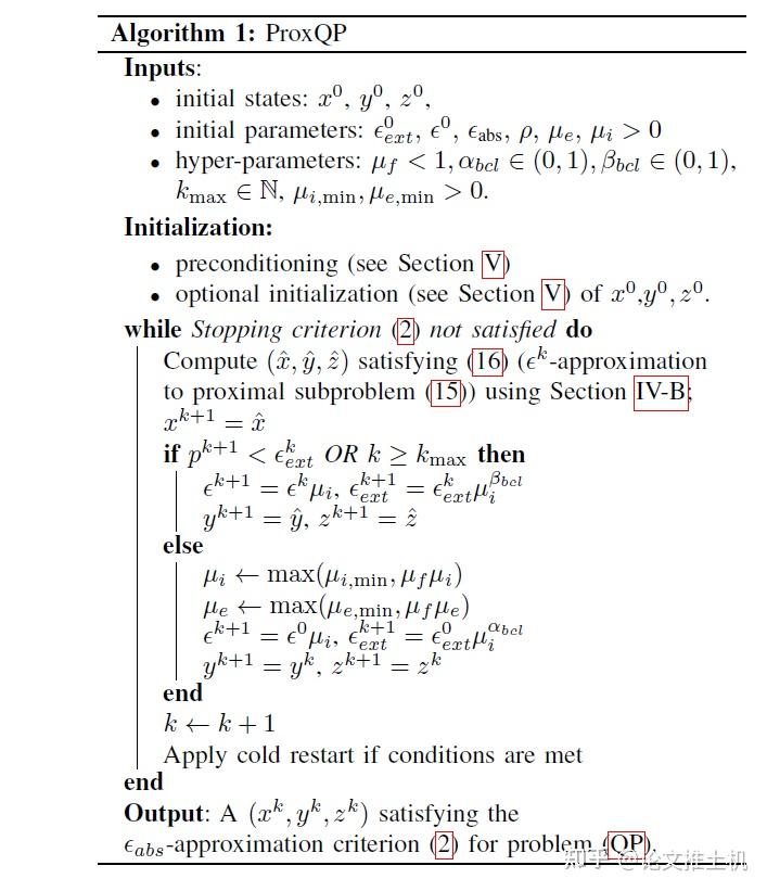 论文解析：ProxQP - 知乎