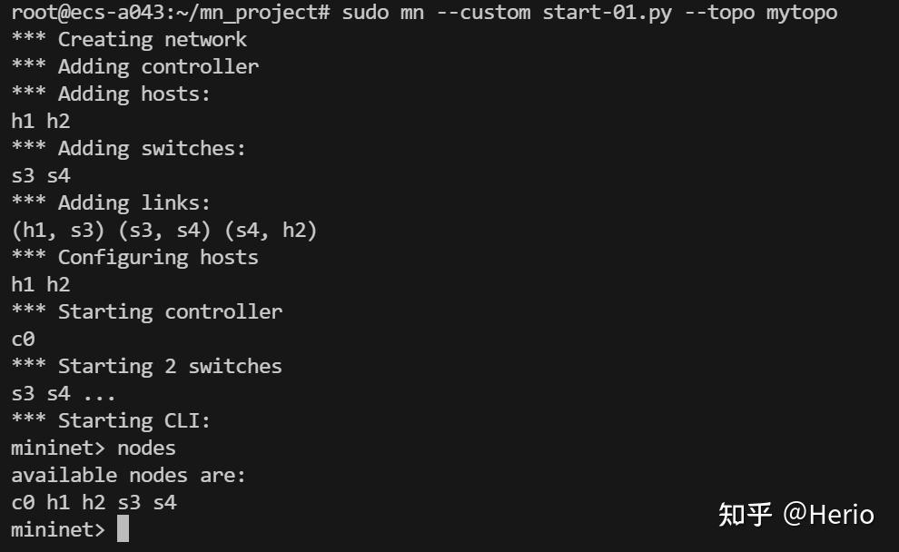 Python网络仿真|Mininet使用 - 知乎