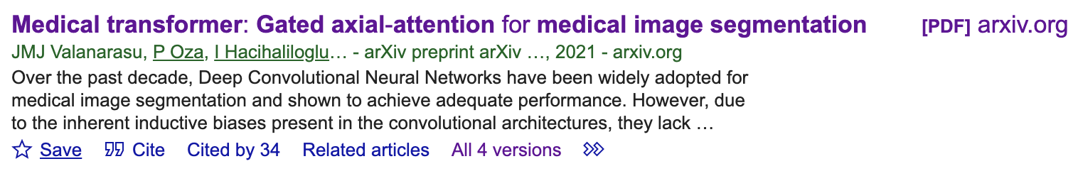Medical Transformer: Gated Axial-Attention for Medical Image Segmentation - 知乎