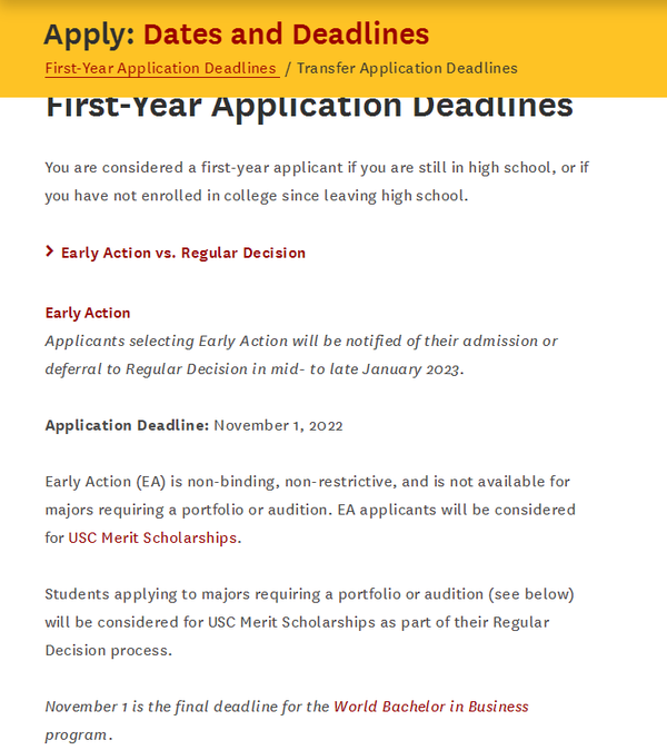 【无忧留学】23fall美本早申内卷开始！南加州大学官宣将实行EA政策！ - 知乎