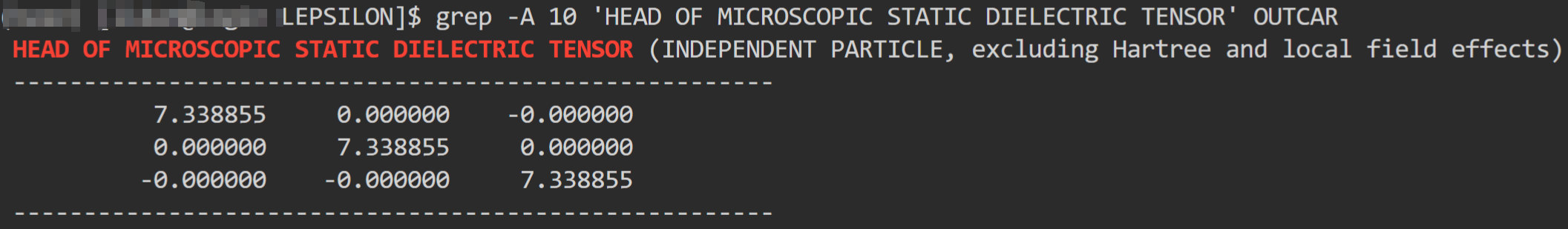 VASP从入门到入土：介电专项训练(一) - 知乎