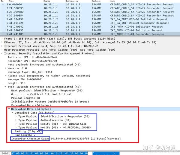 Wireshark 解密ipsec加密后的报文 知乎