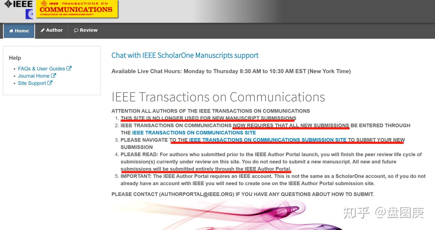 2024新版 IEEE Transactions on Communications （IEEE TCOM）投稿流程-IEEE Author ...