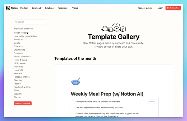 Notion 使用教程：Notion 模版库·资源站点汇总 - 知乎