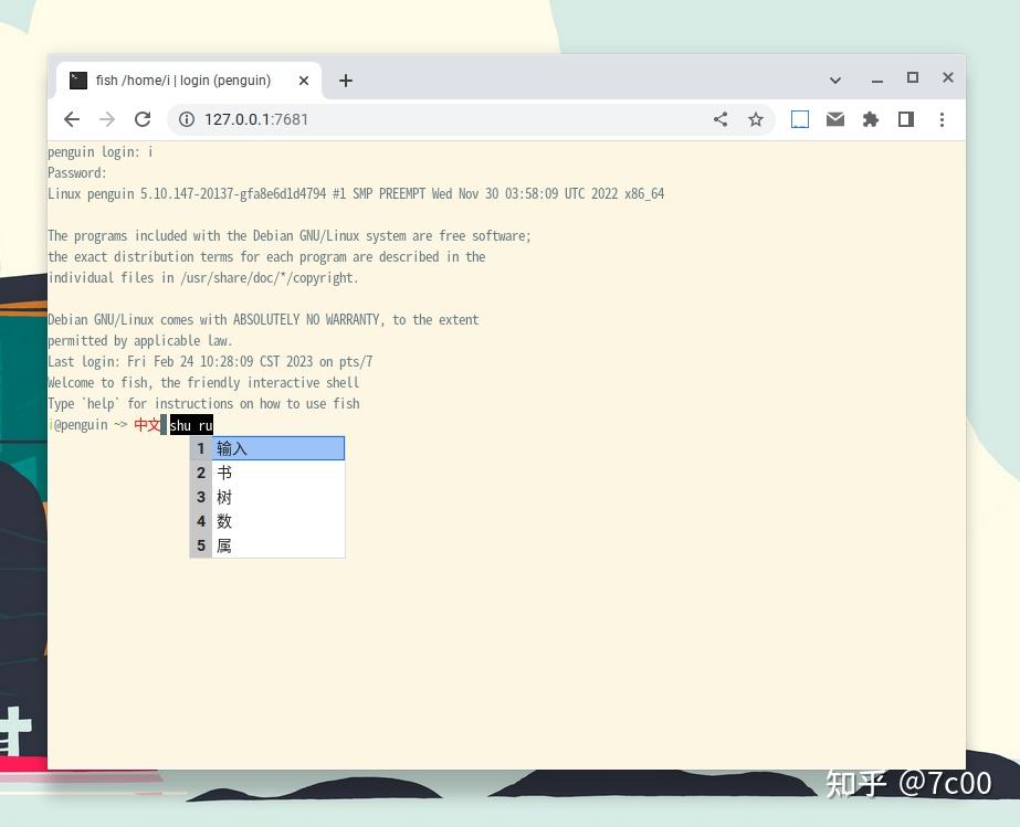 chromeos terminal 中文输入、显示问题的另一种解决方案：ttyd - 知乎