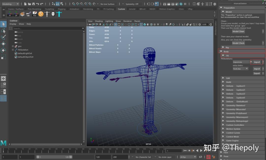 Advanced Skeleton绑定生成基础 - 知乎