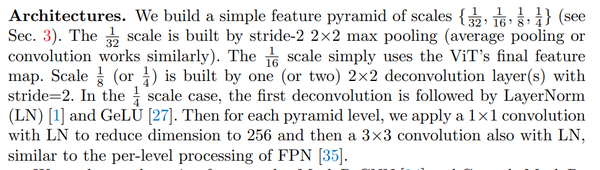 基于EasyCV复现ViTDet：单层特征超越FPN - 知乎