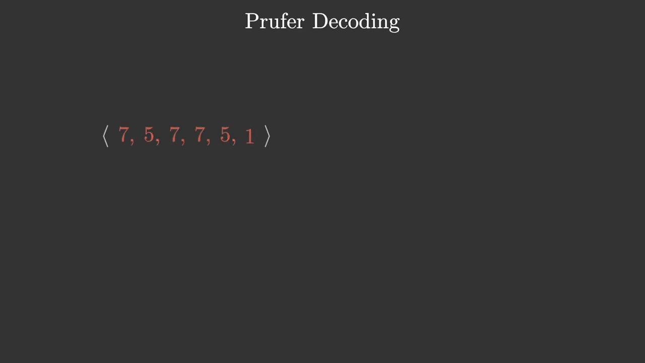 Prufer 序列 - 知乎