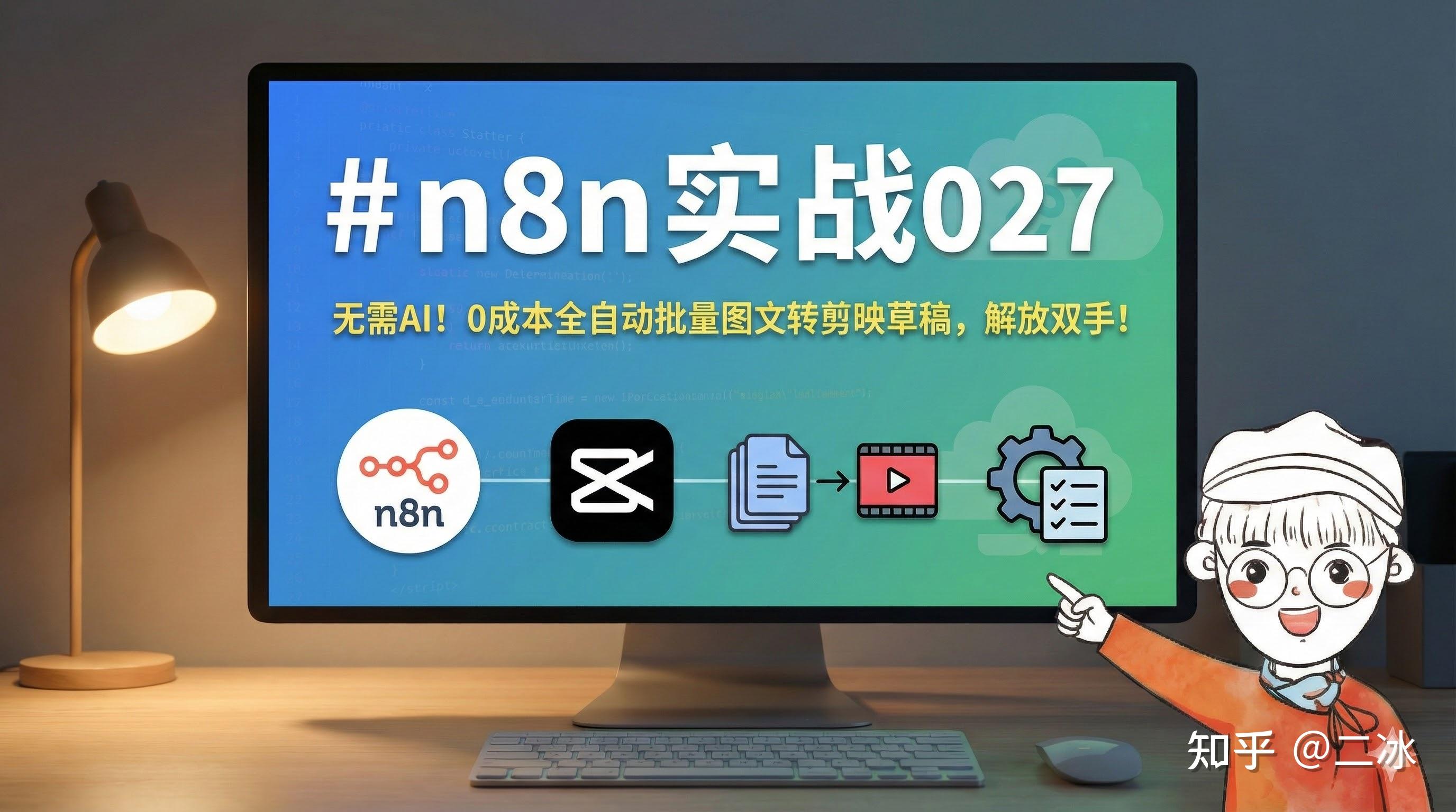 n8n实战027，无需AI！0成本全自动批量图文转剪映草稿，解放双手！ - 知乎