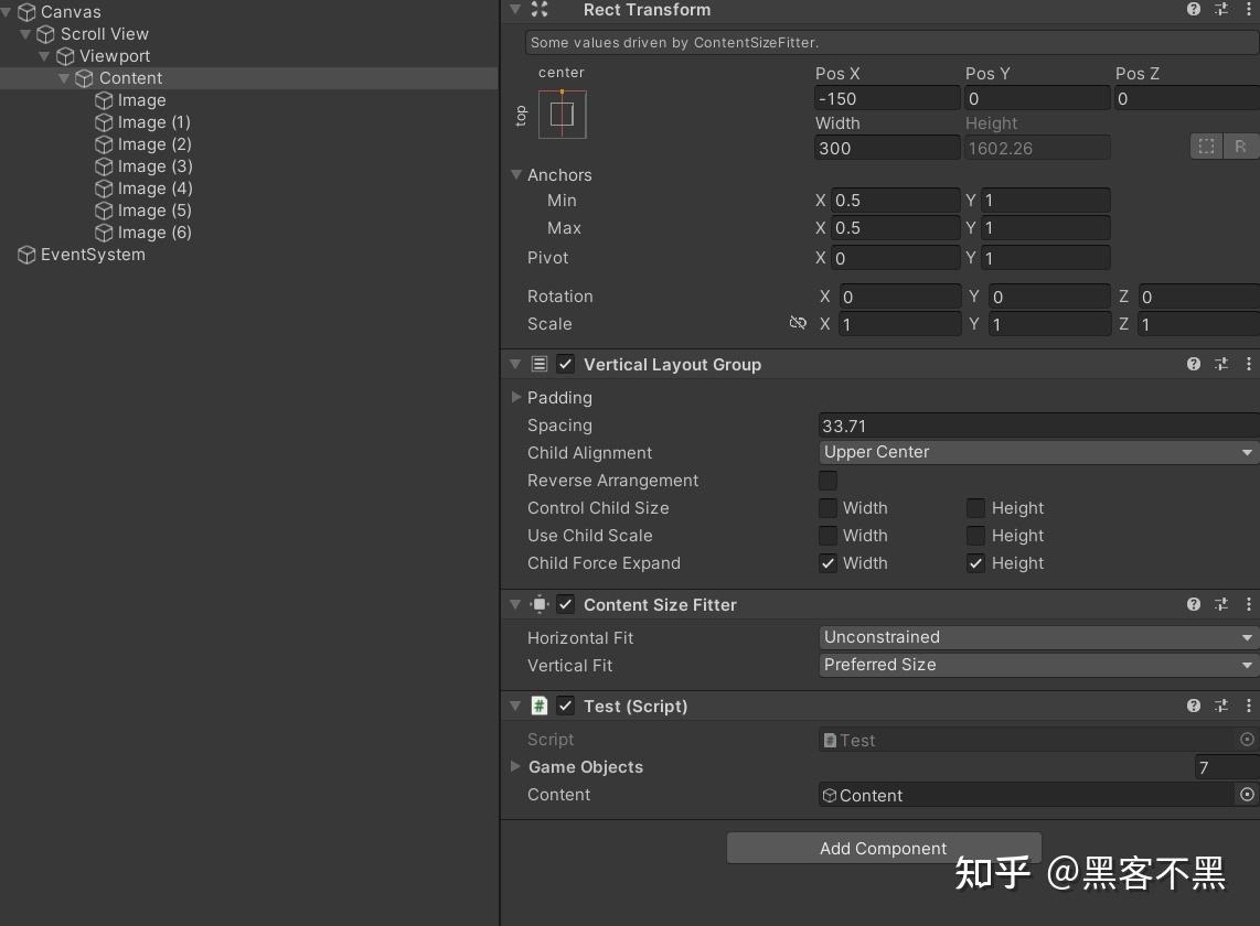 unity Scroll View删除元素移动效果 - 知乎