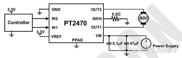 普诚PT2470——直流有刷马达驱动IC（可替DVR8870\A4950），一级代理 - 知乎
