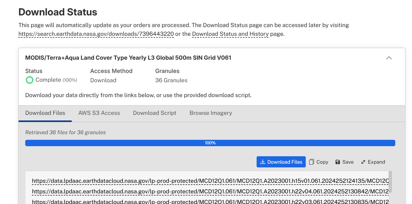 MODIS产品-MCD12Q1数据下载(通过Earthdata） - 知乎