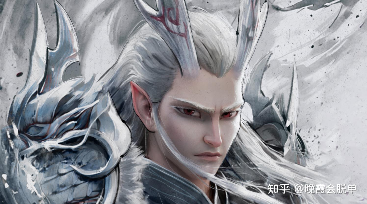 高清壁纸 哪吒之魔童闹海水墨海报壁纸 敖光 敖闰 哪吒 知乎