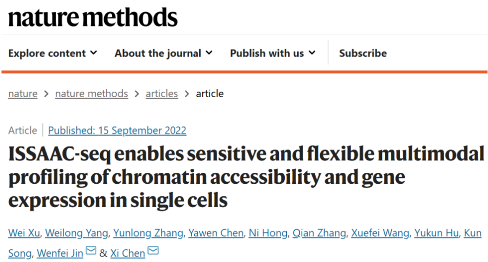 两位归国学者联合打造新型单细胞多组学技术，可对单细胞的染色质可及性和基因表达，进行灵敏灵活的多模式分析 - 知乎