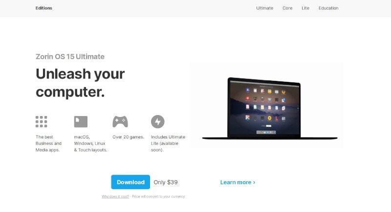 Zorin OS 15 Lite 发布：好看的轻量级 Linux - 知乎
