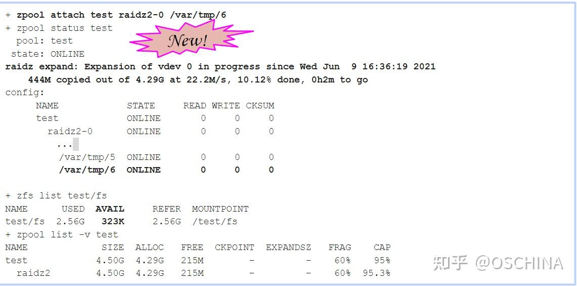 ZFS 引入 RAID-Z Expansion 功能 - 知乎