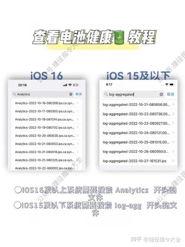 查询iPhone以及iPad的电池寿命快捷指令 - 知乎