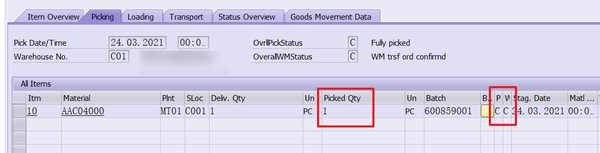 我的SAP运维日常_0041_SD/WM_外向交货单返架HU后仓库状态为C不可重新拣配 - 知乎