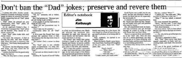 热词解析 | 父亲都爱讲的“Dad jokes”是什么？ - 知乎