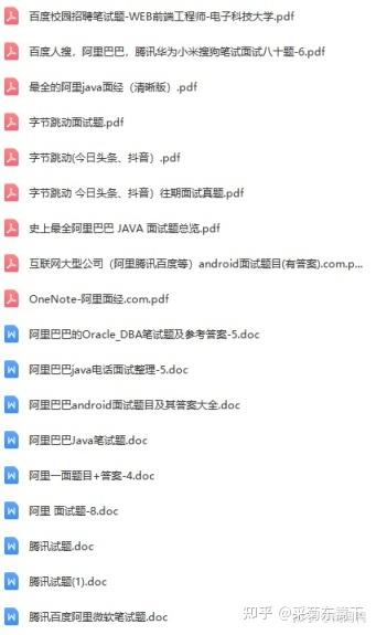 2022年最全的java后端程序员面试八股文，涵盖9999一线大厂面试内容，带你剑指offer拿到手软！ 知乎 