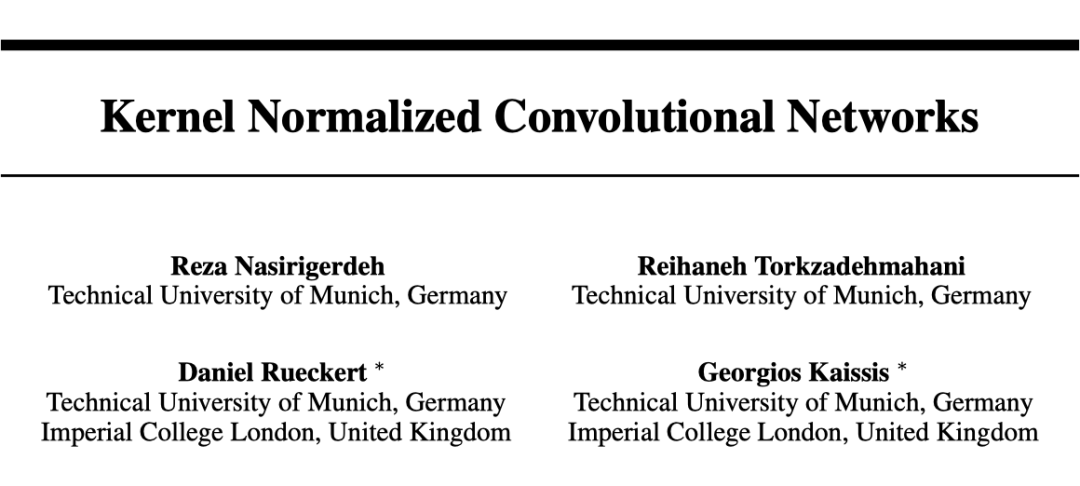 BatchNorm的“平替”？TUM提出KNConvNets，消除CNN中BatchNorm的缺点 - 知乎