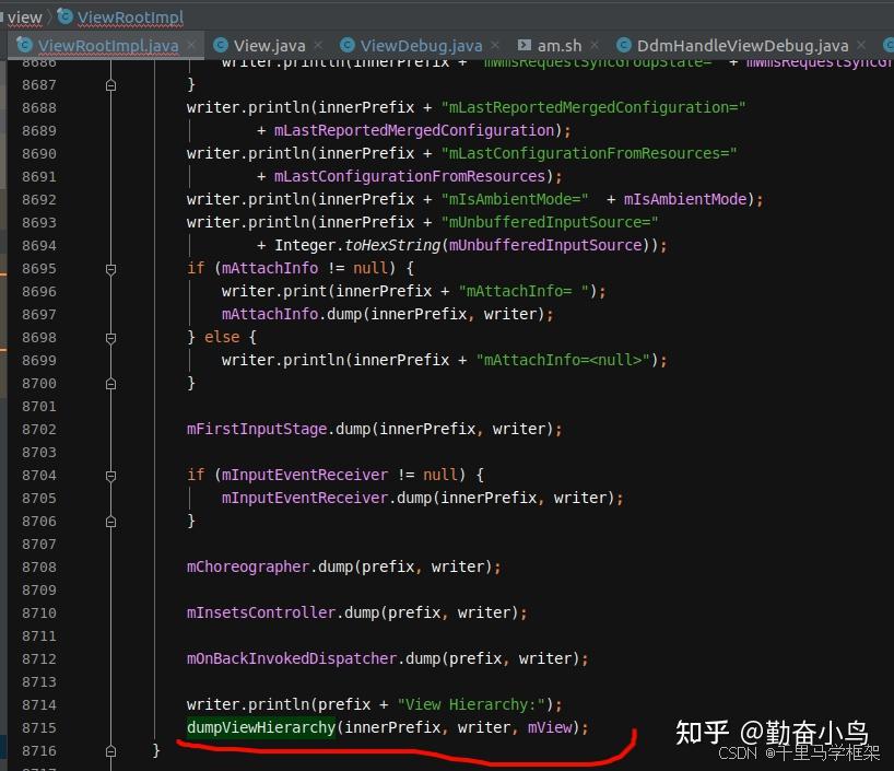 如何实现对窗口window的viewtree进行dump Hierarchy-安卓framework实战开发 - 知乎